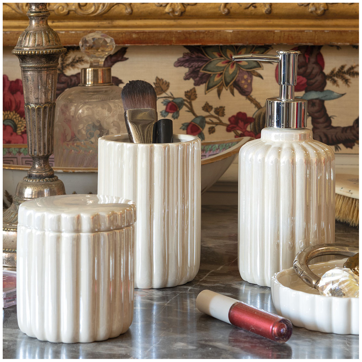 Dispensador de sabonete Éclat Nacré